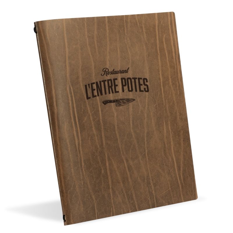 Recycled Leather Menu Covers | Eco Friendly Menus