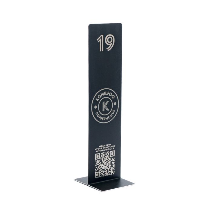 Restaurant table number / Metal Display stand