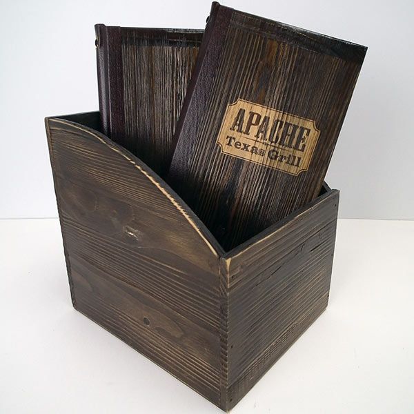 Rustic Wooden Menus | Engraved Wood Menu